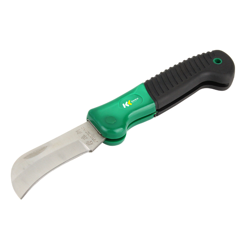 Rubber handle electrical knife