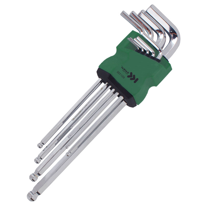 S2 mirror ball point hex key set