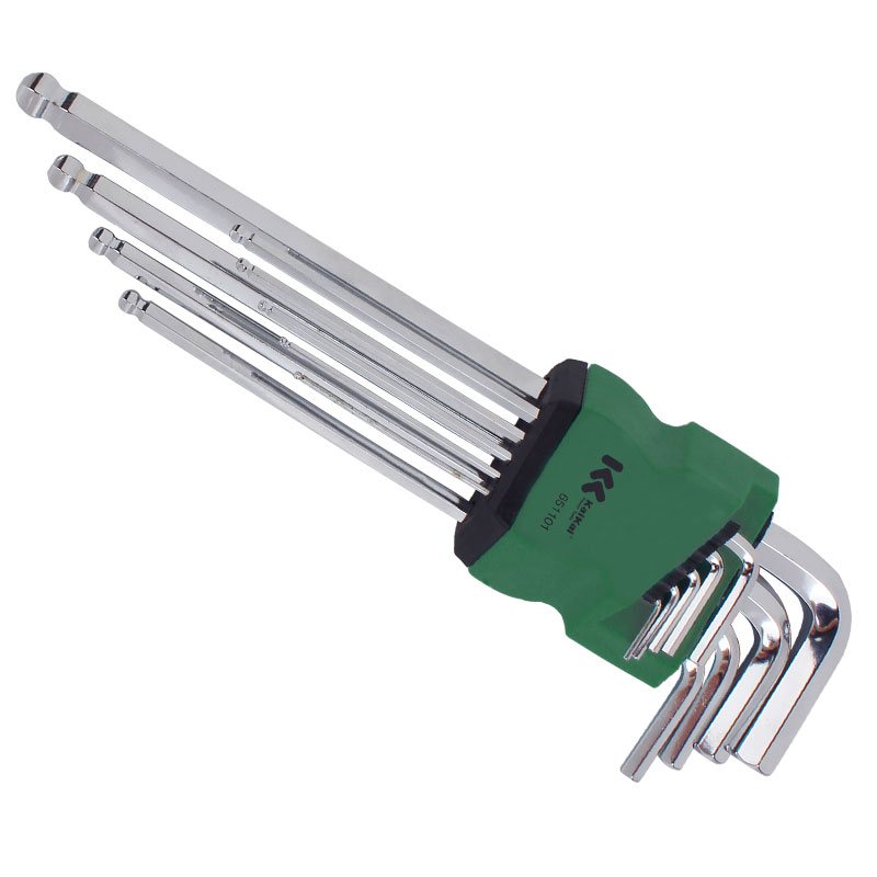 S2 mirror ball point hex key set