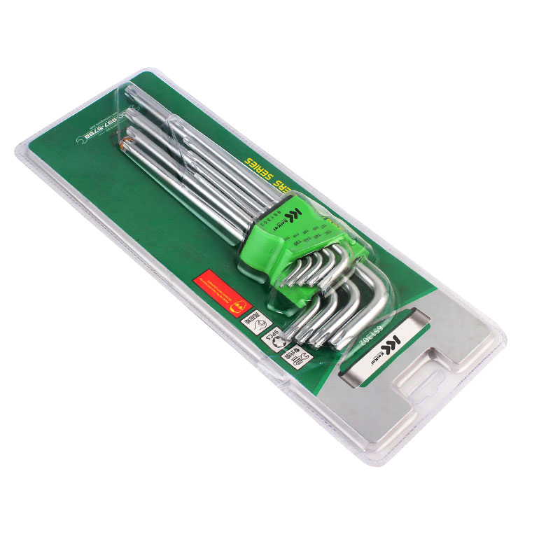 matt chrome vanadium steel torx hex key set